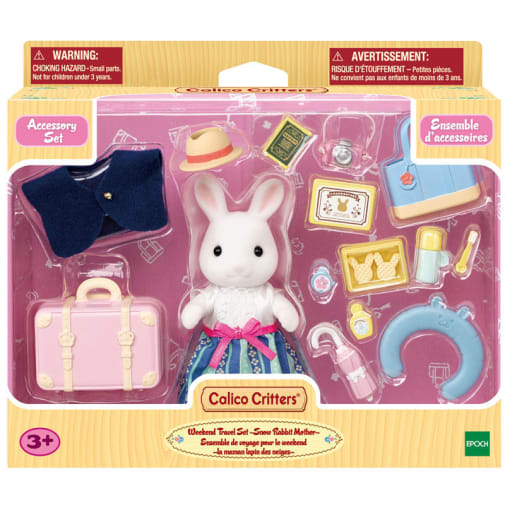 Calico Critters Weekend Travel Set -Snow Rabbit Mother — Cullen's ...