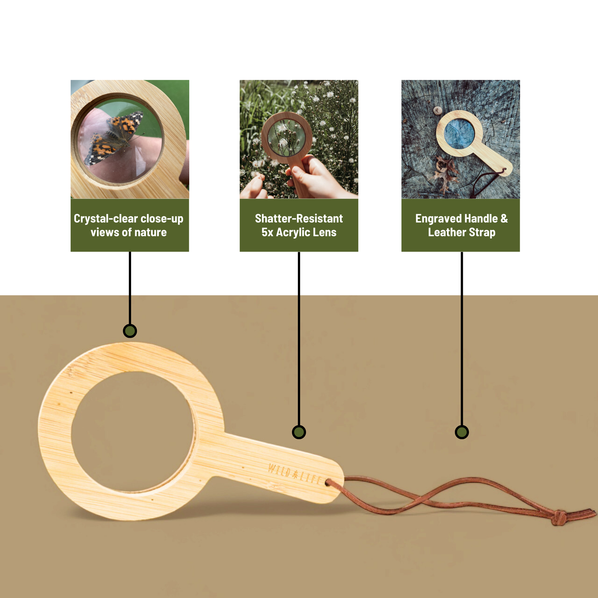 Wild Life Adventures Eye Spy Magnifying Glass — Cullen's Babyland ...