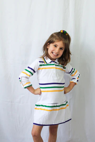 Mardi Gras Creations White Infinity Youth Dress — Cullen's Babyland ...