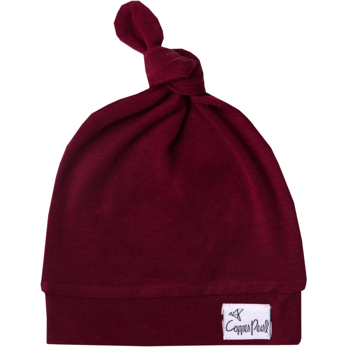 Copper Pearl Top Knot Hat | Ruby — Cullen's Babyland & Playland