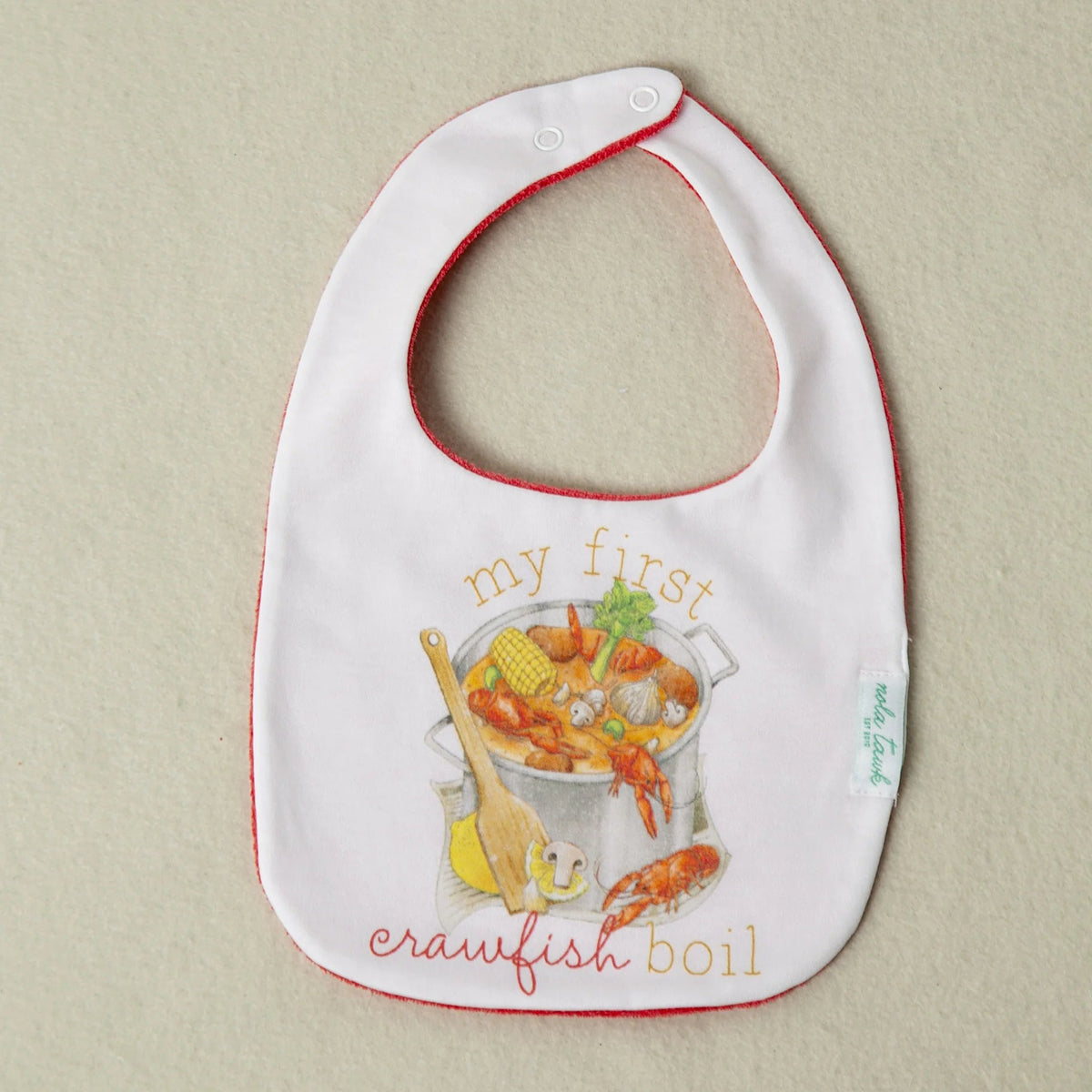 Nola Tawk My First Crawfish Boil Bib — Cullen's Babyland & Playland