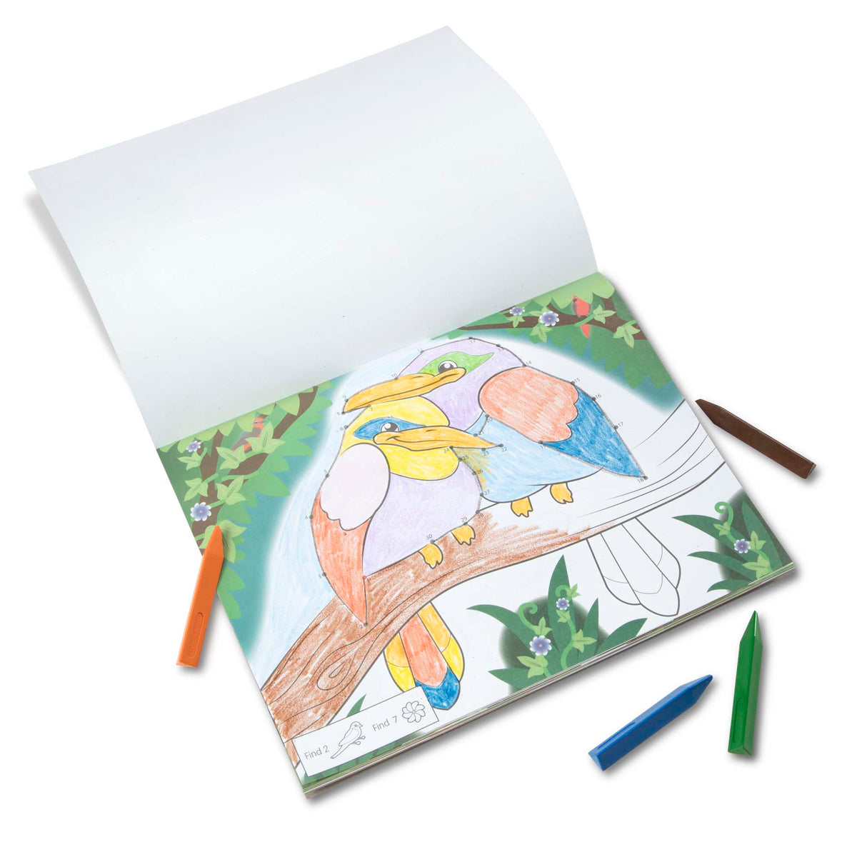 Melissa & Doug ABC - 123 Dot-to-Dot Coloring Pad Wild Animals — Cullen ...