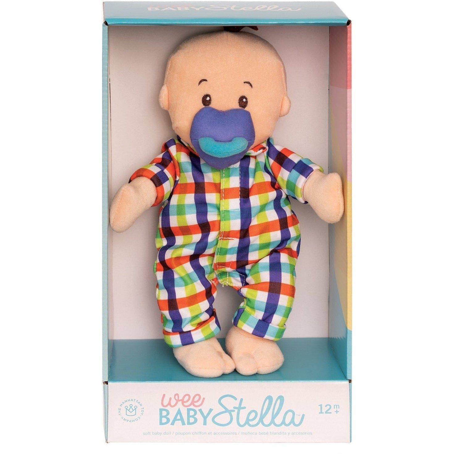 Manhattan Toy Wee Baby Fella Peach with Brown Hair — Cullen's Babyland ...