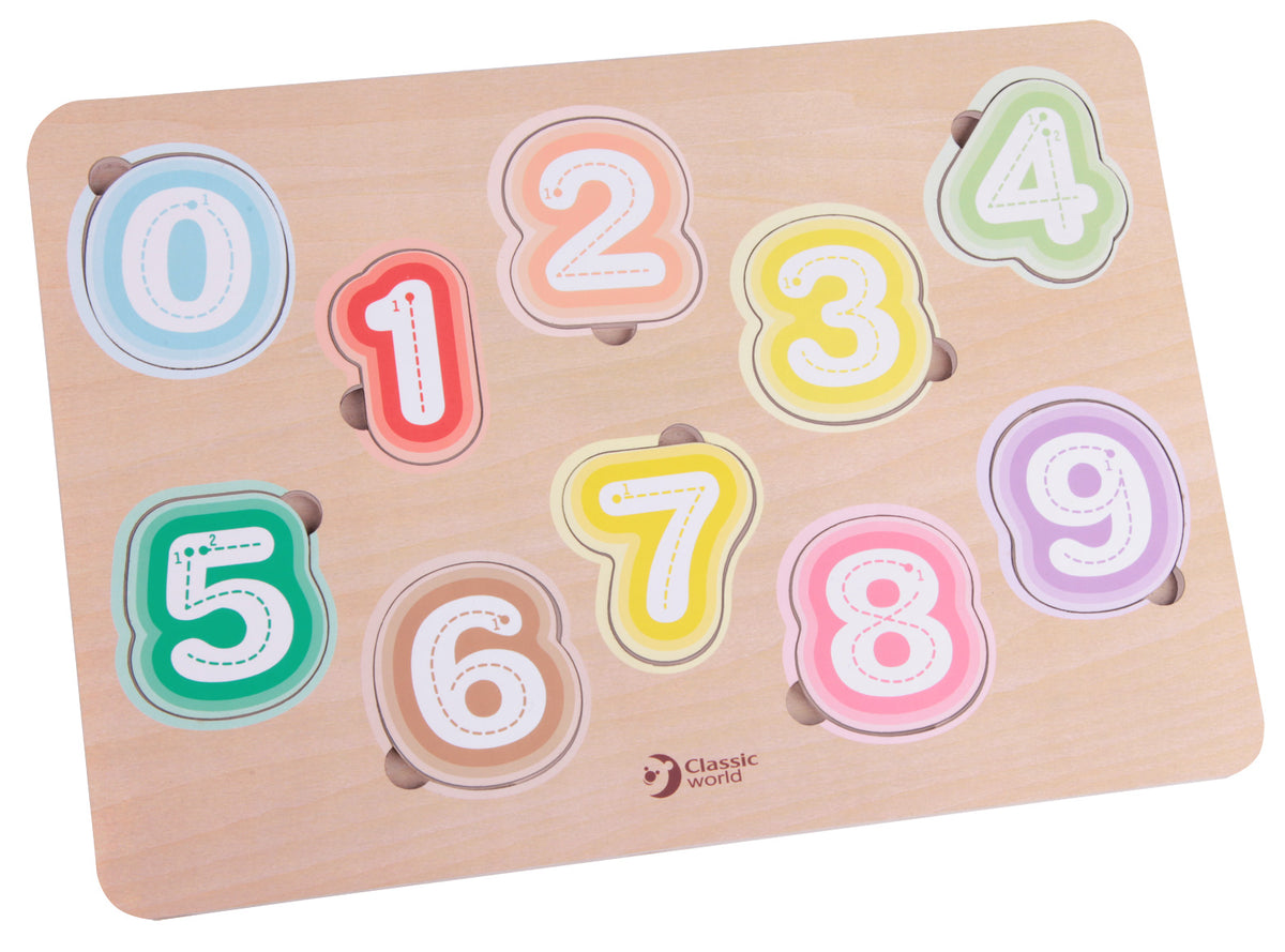 Classic World Toys Number Puzzle — Cullen's Babyland & Playland